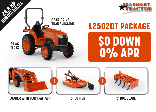 L2502DT Tractor Package - Beaumont Tractor Company